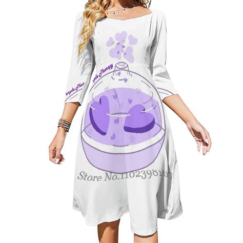 Lavender Essential Oil Diffuser Sweetheart Knot Flared Dress Fashion