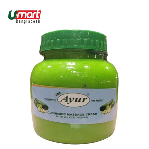 Ayur Herbal Massage Cream With Cucumber 250ml Umart Bangladesh