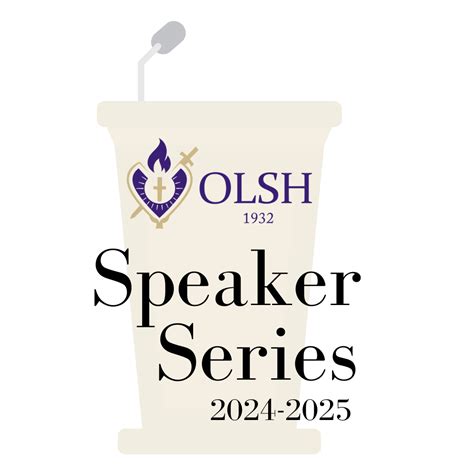 Olsh Speaker Series Community Our Lady Of The Sacred Heart High School