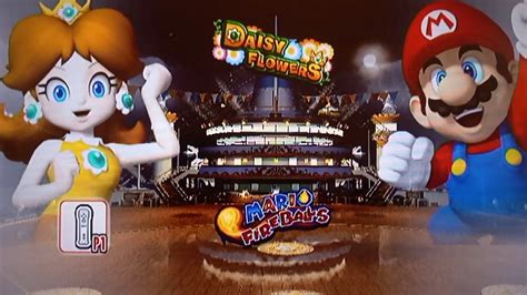 Mario Super Sluggers Daisy Vs Mario Youtube