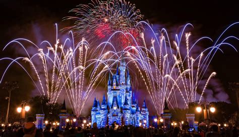 Disney Castle Fireworks Sunset Desktop Wallpapers Wallpaper Cave