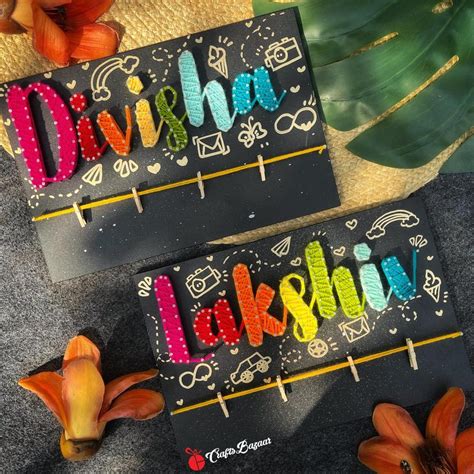 Personalized Name String Art Designs And Patterns Craftsbazaar