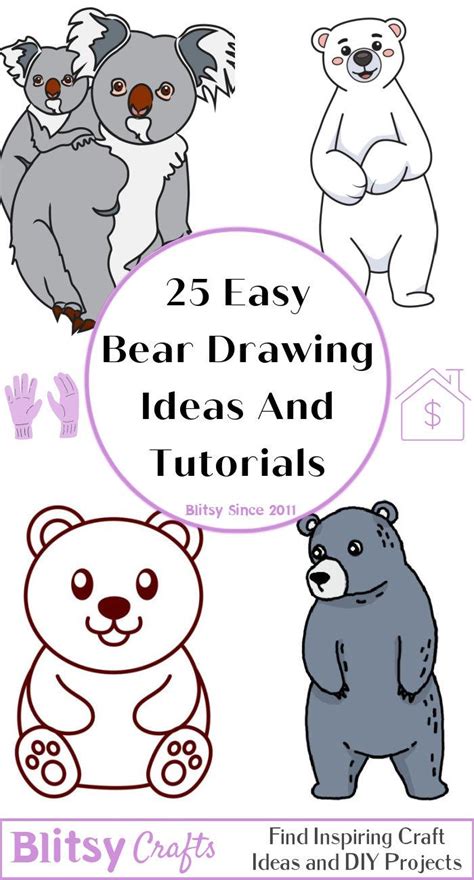 25 Easy Bear Drawing Ideas How To Draw A Bear