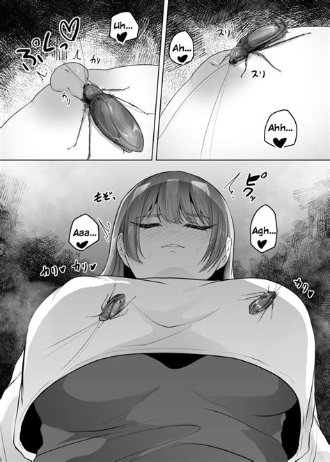 Rule 34 1girls Amano Teru1019 Big Breasts Blush Breasts Cockroach Female Insectophilia Insects