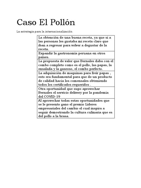 Caso El Pollon Pdf