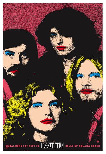 Scrojo Lez Zeppelin All Female Led Zeppelin Tribute Band Poster