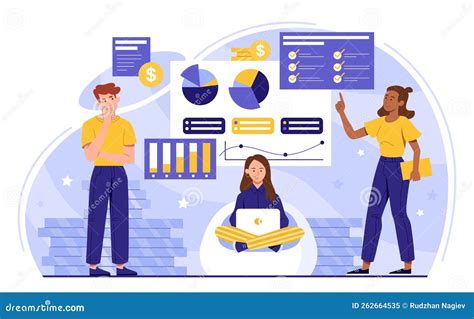 Business Analytic Concept Stock Vector Illustration Of Development 262664535