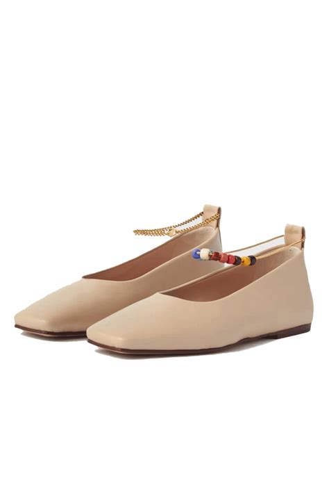 Maria Luca Viky Ballet Flats Nude Viky X Maria Luca Marandino