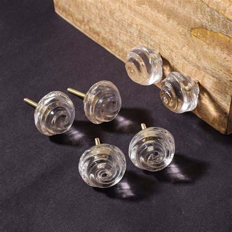 Glass Pull Knobs G12 Etsy