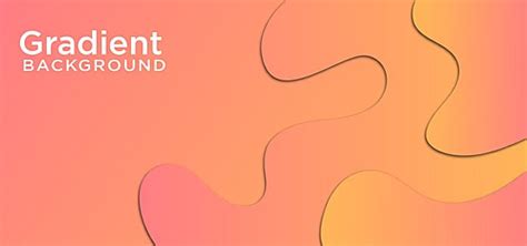 Abstract Gradient Flow Shapes Background Vector Abstract Background