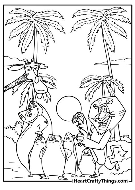 Madagascar Coloring Pages