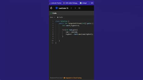 🚀 day 18 75 of the leetcode 75 coding challenges 1732 find the highest