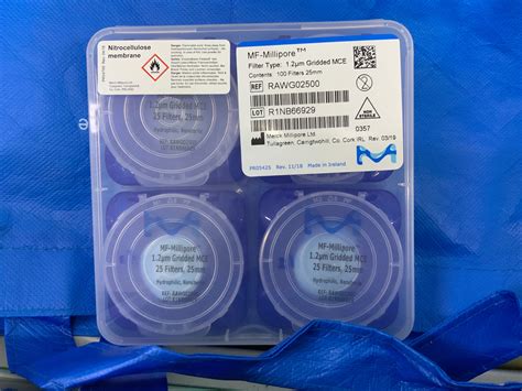 Membrane Filter เนื้อ Mixed Cellulose Ester ขนาด 12 Micron Dia 25mm