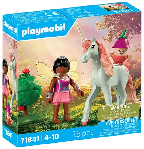 Playmobil Magic Unicorns 71841 Pas Cher Licorne Ciel Rose Avec Fée
