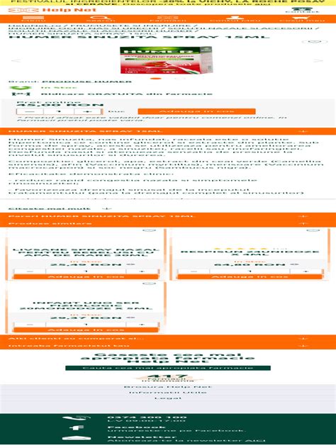 Humer Sinuzita Spray 15ml Helpnet Pdf