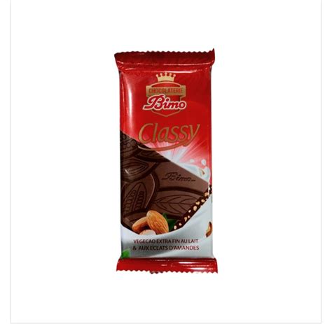 Bimo Classy Chocolat Au Lait Et éclats Damande Shopi Corner Market