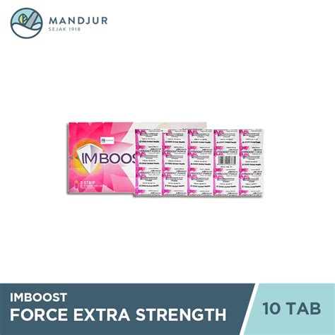 Jual Imboost Force Extra Strength Strip 10 Kaplet Penambah Imun Tubuh Shopee Indonesia