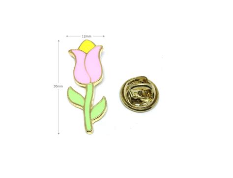 Pink Rose Enamel Pin Finox
