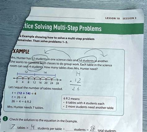 SOLVED Texts Practice Solving Multi Step Problems Example Showing How To Solve A Multi Step