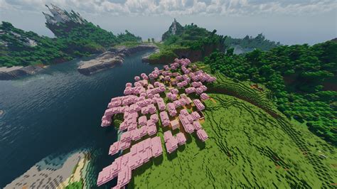 Cherry Blossom Village R Minecraft