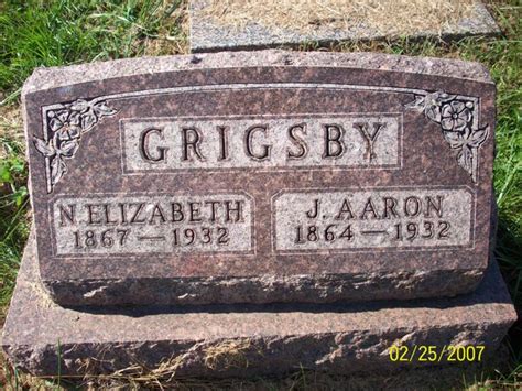 John Aaron Grigsby 1864 1932 Find A Grave Memorial