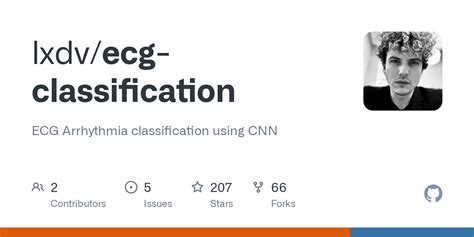 Issues · Lxdvecg Classification · Github