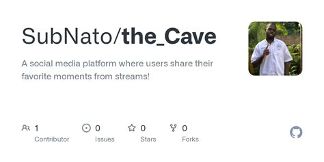 Github Subnatothecave A Social Media Platform Where Users Share Their Favorite Moments From