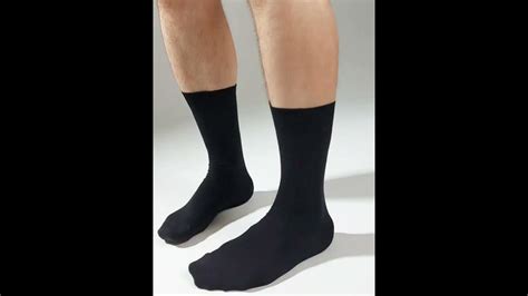 М 370 Носки мужские RUSOCKS из бамбука, гладкие и высокие - YouTube