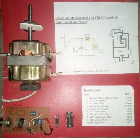 TRIAC Based AC Motor Speed Controller Stanley S Showcase