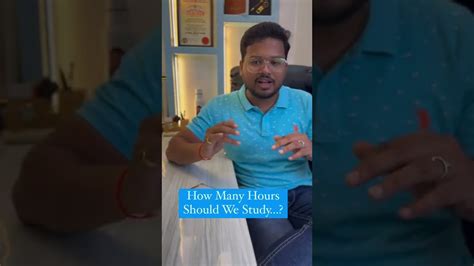 How Many Hours Should We Study | Best Study Tips By CA Darshan Khare #CAFoundation # ...