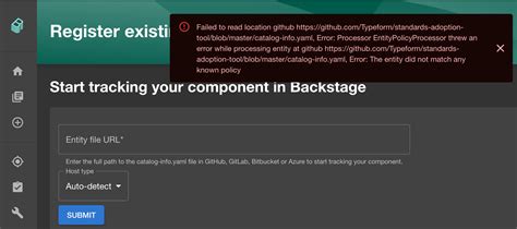 Yaml Descriptor Format Of Catalog Entities Policy Validator · Issue 3040 · Backstagebackstage