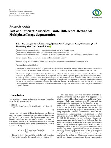 Pdf Fast And Efficient Numerical Finite Difference Method For
