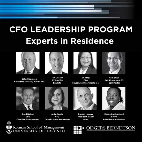 Roberta Chow On Linkedin Finance Network Last Call To Join This Years Rotman Cfo Program It