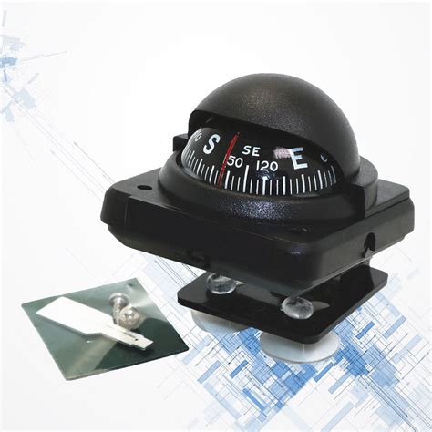 Car Compass Car Guide Declination Adjustment Compass Direction Pointing Dashboard Fire Protection