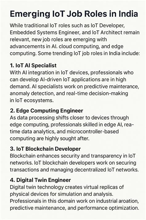 Best Iot Jobs In India Top Careers Salaries Skills And How To Start In 2025