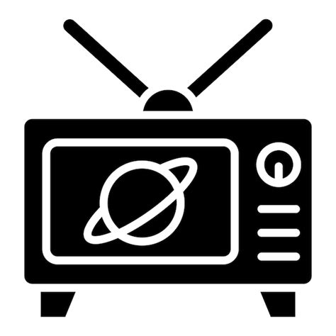 Premium Vector Television Vector Icon Design Illustration