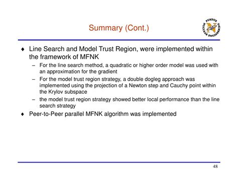 PPT A Matrix Free Newton Krylov Method For Coupling Complex Multi Physics Subsystems