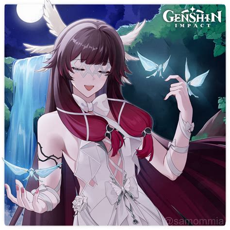 Columbina Genshin Impact Drawn By Samommia Danbooru