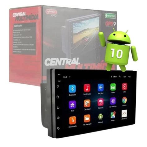 Central Multimídia Automotiva 2 Din 7 Polegadas Touch Screen Bluetooth Knup Kp C31an1 Central