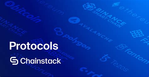 chainstack supported blockchain protocols list
