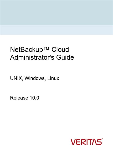 netbackup10 adminguide cloud pdf cloud computing backup