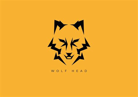 Wolf Head Logo 35700539 Vector Art At Vecteezy