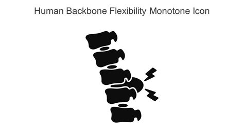 Human Backbone Flexibility Monotone Icon In Powerpoint Pptx Png And