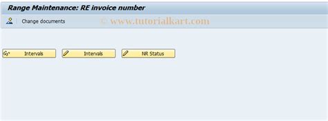 FO N SAP Tcode Number Range Maint RE INVOICE