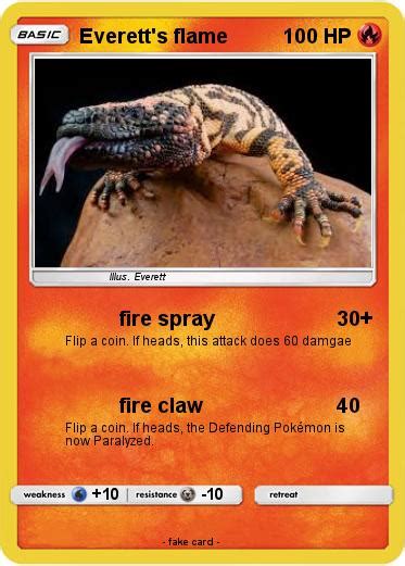 Pokémon Everett S Flame Fire Spray My Pokemon Card