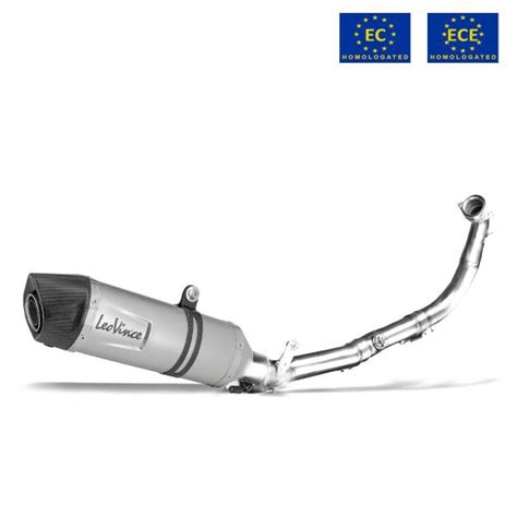 Leovince Lv One Evo Complete Exhaust Steel Approved Yamaha R125