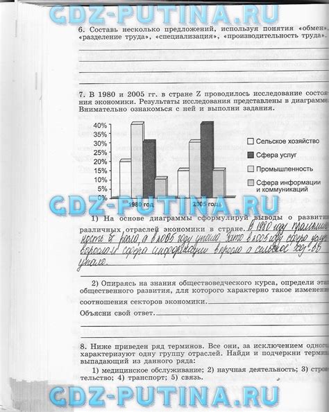 Решебник, ГДЗ по обществознанию 8 класс Котова, Лискова - рабочая ...