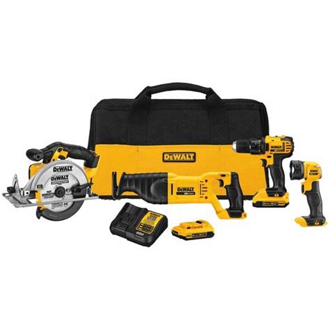 Dewalt Dck423d2 20v Max 4 Tool Combo Kit 20 Ah