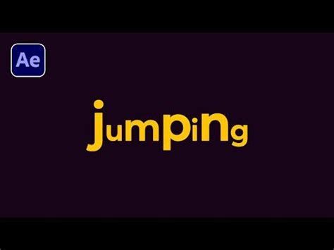 Bouncy Text Animation in After Effects - After Effects Tutorial - Text Animation Tutorial - Easy