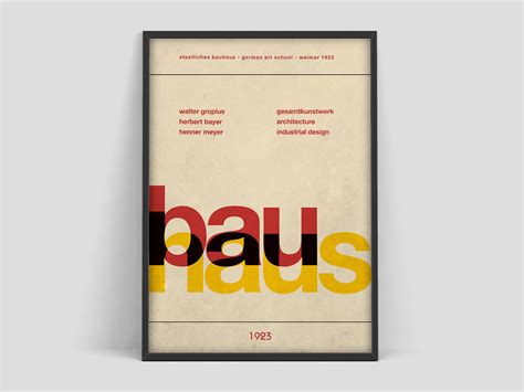 Bauhaus Printable Poster Geometric Art Bauhaus 1923 Poster Bauhaus
